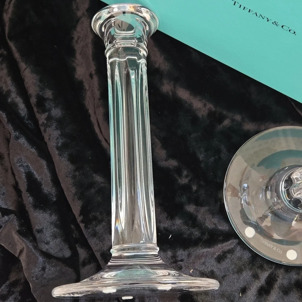 Tiffany & Co. | Accents | Tiffany Co Crystal Candlesticks Vintage And ...